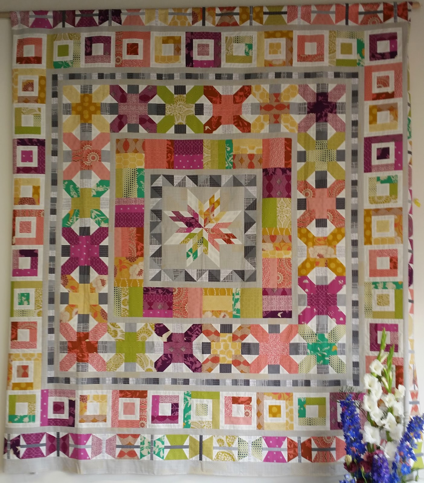 Elven Garden Quilts: Aviatrix Medallion: Student Quilts