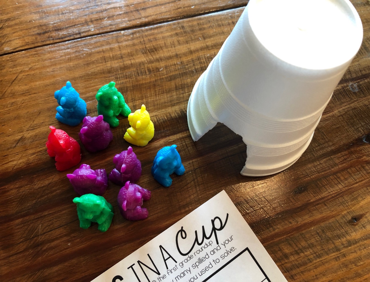 Hands On Missing Addends Game for 1st Grade - The First Grade Roundup