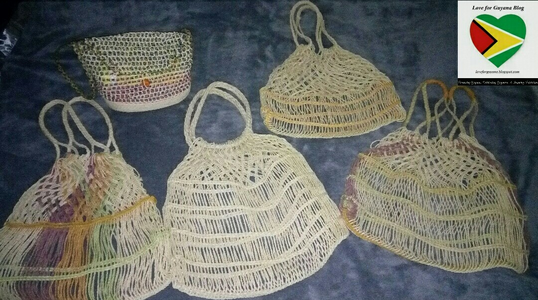Love for Guyana: For Sale! Beautifully crafted hand bags made in Guyana.