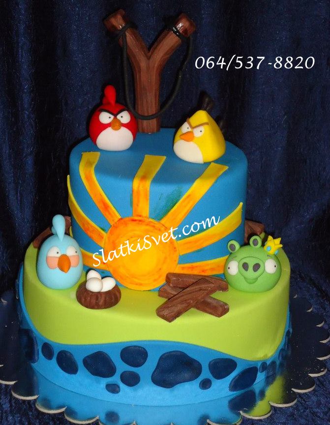 Torte Beograd: Angry birds torta - torte beograd