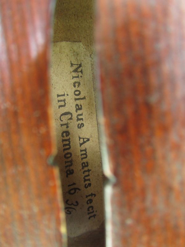 c.1900 German-made Amati-label 4/4 Violin