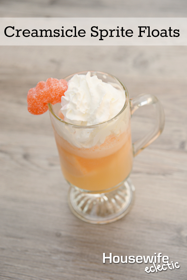 Creamsicle Sprite Floats and How to Grill a Pizza - Housewife Eclectic