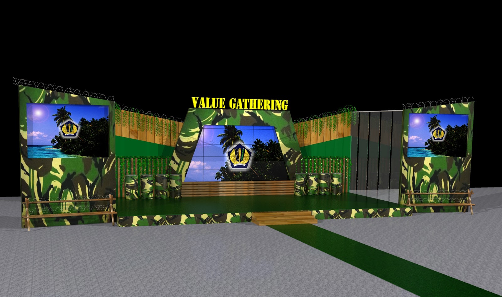 CONICAL creative: 3D Stage Design & Lay Out Event