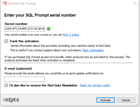 SQL Prompt Hayat Kurtarır
