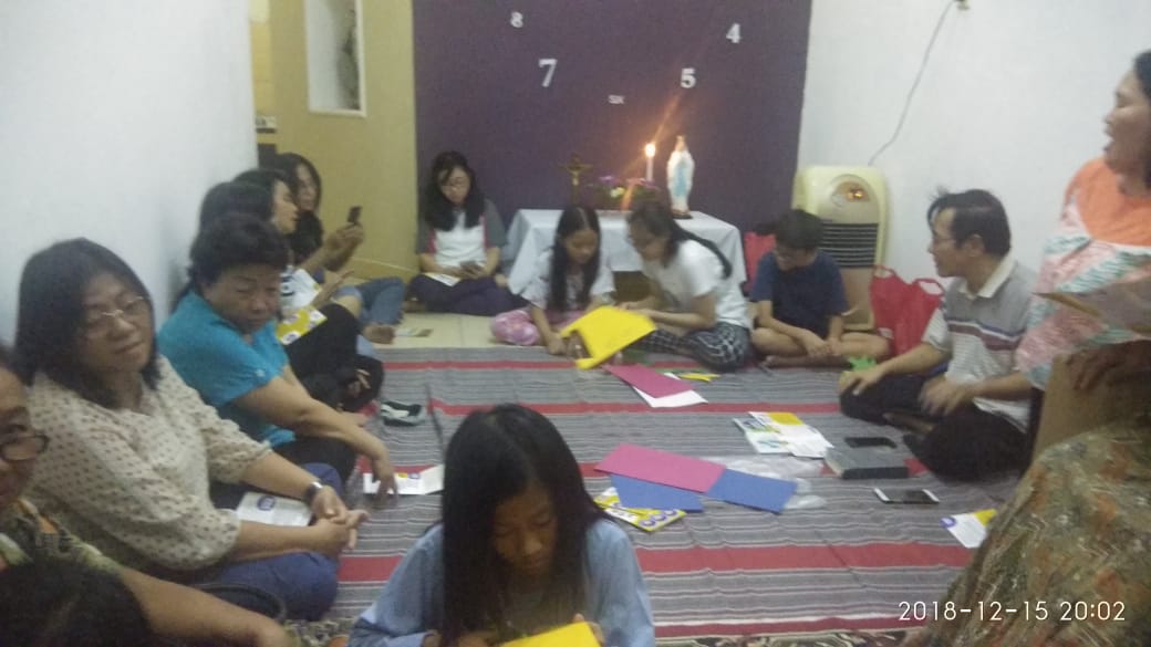 Pertemuan Adven ke 3 Lingkungan St Arcadius 4 - Gereja Santo Albertus