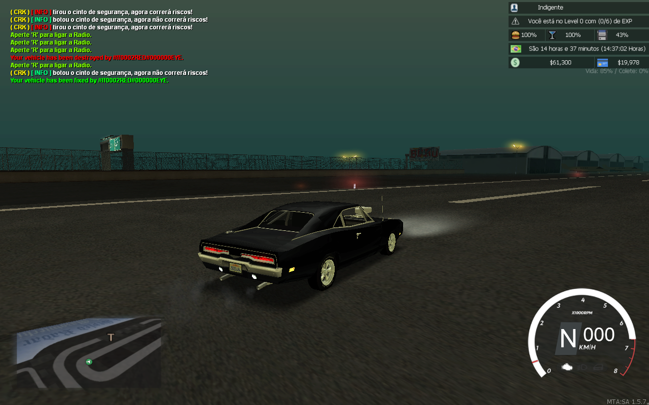 DODGE CHARGER R/T DOMINIC TORETO - MTA Brasil