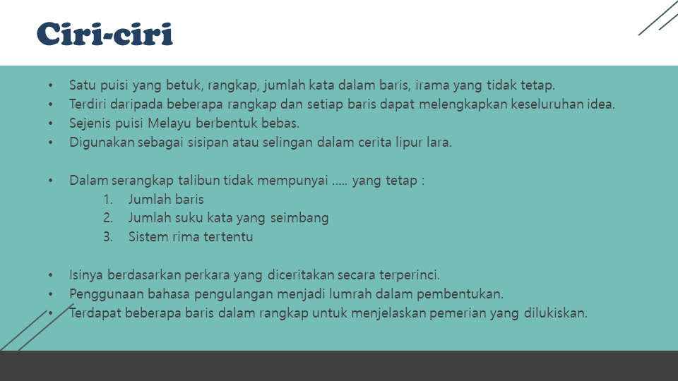 Talibun dan Nyanyian Kanak-kanak