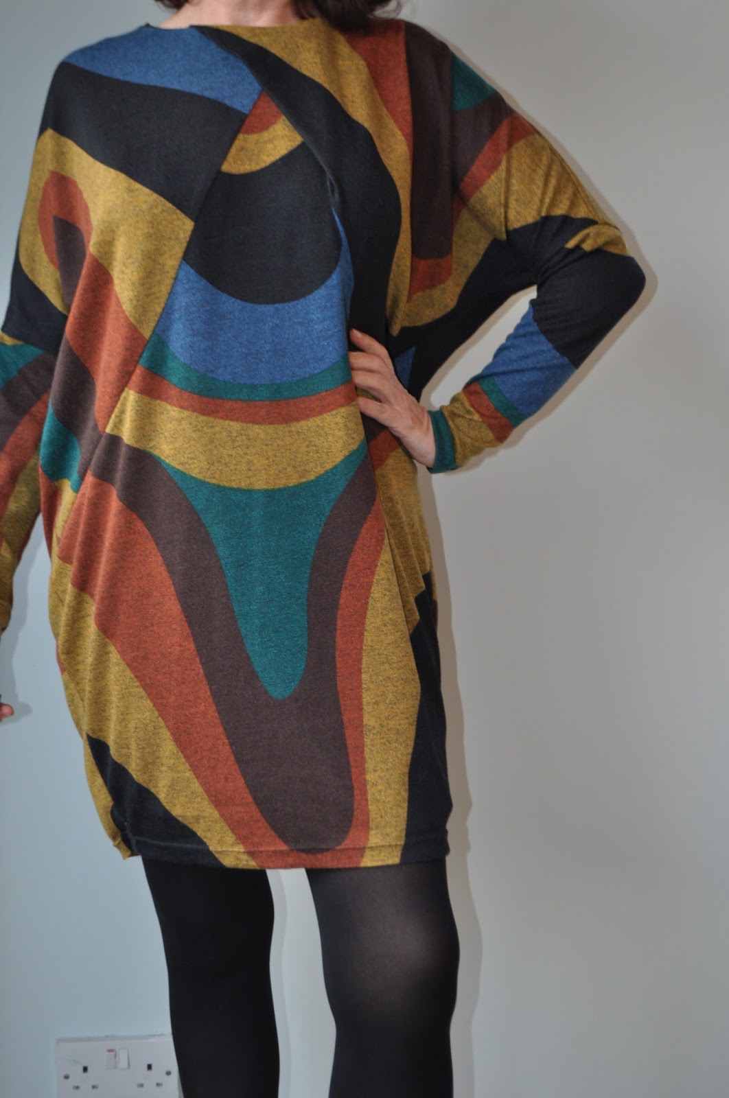 mags creative meanderings: GBSB Drapey Knit Dress and a mustard Oslo