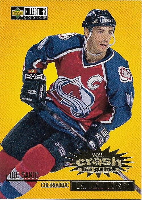 My PCs--one card at a time: Joe Sakic card #243 1997-98 Collectors ...