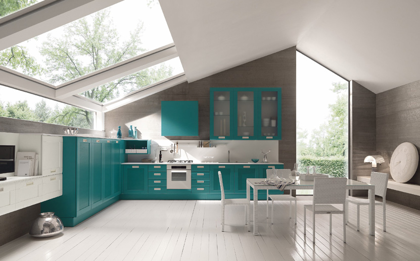 Inspiradoras cocinas turquesa