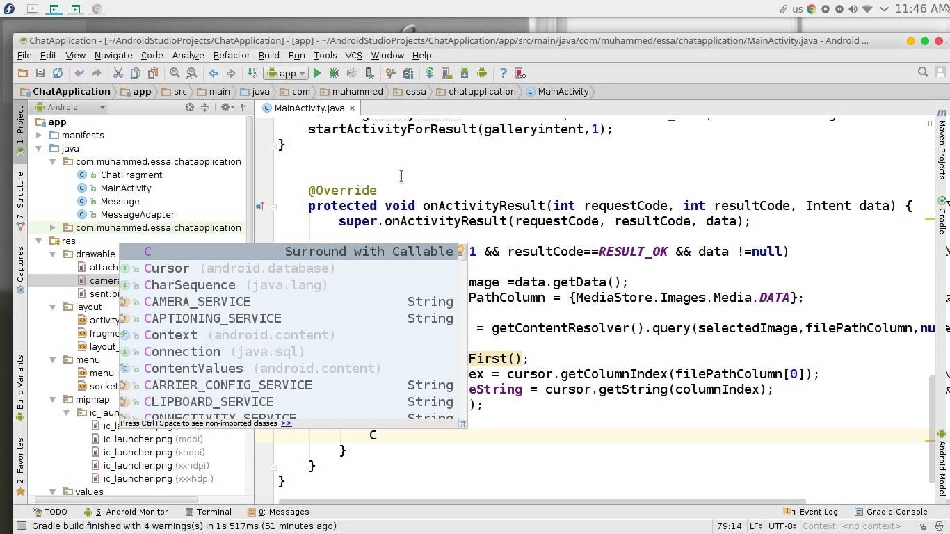 235 Android Studio Chat network JSON NodeJS JavaScript | كورسات بالعربي