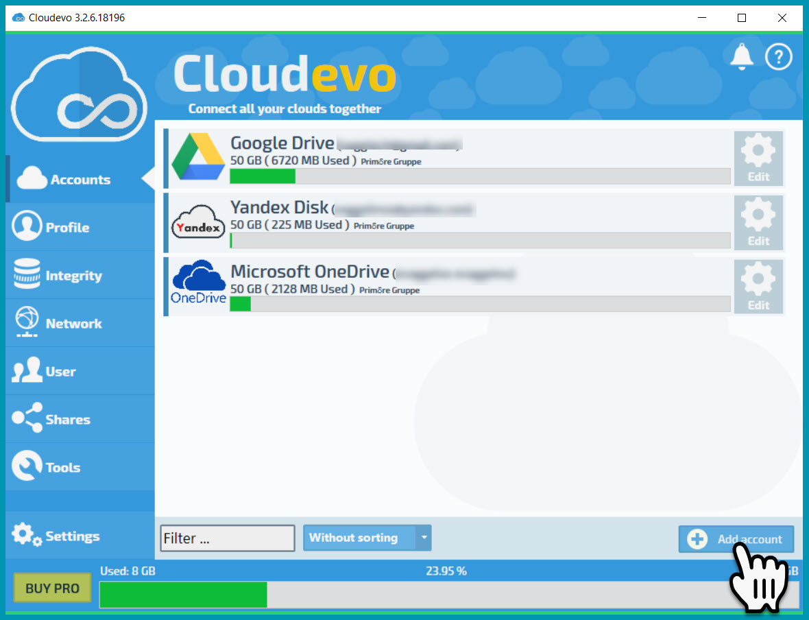 Cloudevo : Συγκεντρώστε τον αποθηκευτικό σας χώρο σε ένα μεγάλο ενοποιημένο cloud - Τα καλύτερα ...