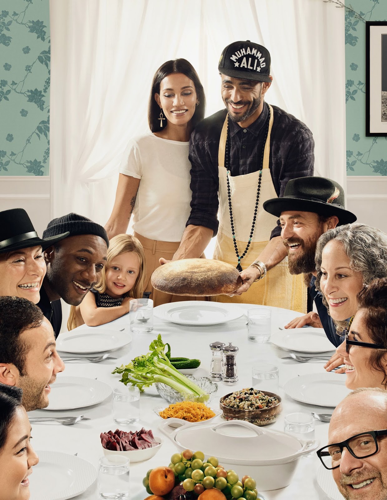Happy Thanksgiving in a 21st century remake of Norman Rockwell’s ...