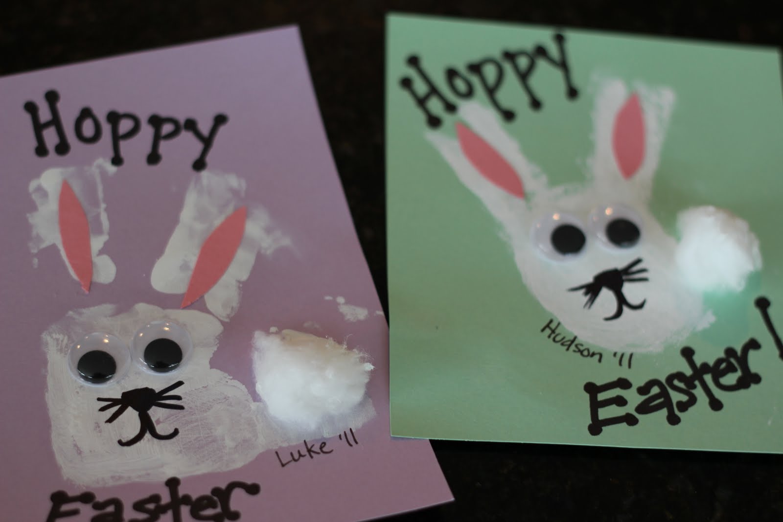 A Teacher at Heart: Kids Crafts: Bunny Painting!