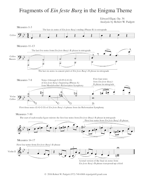 Elgar's Tasso Enigma Ciphers – Elgar's Enigmas Exposed
