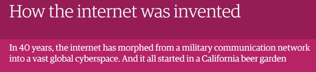 Helge Scherlund's eLearning News: How the internet was invented ...