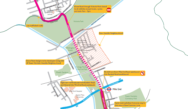 MEOTRA: TfL flesh out Hackney to Isle of Dogs Cycle Route