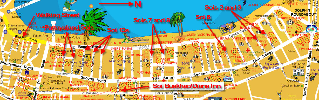 Pattaya Angels: Pattaya Bar Areas