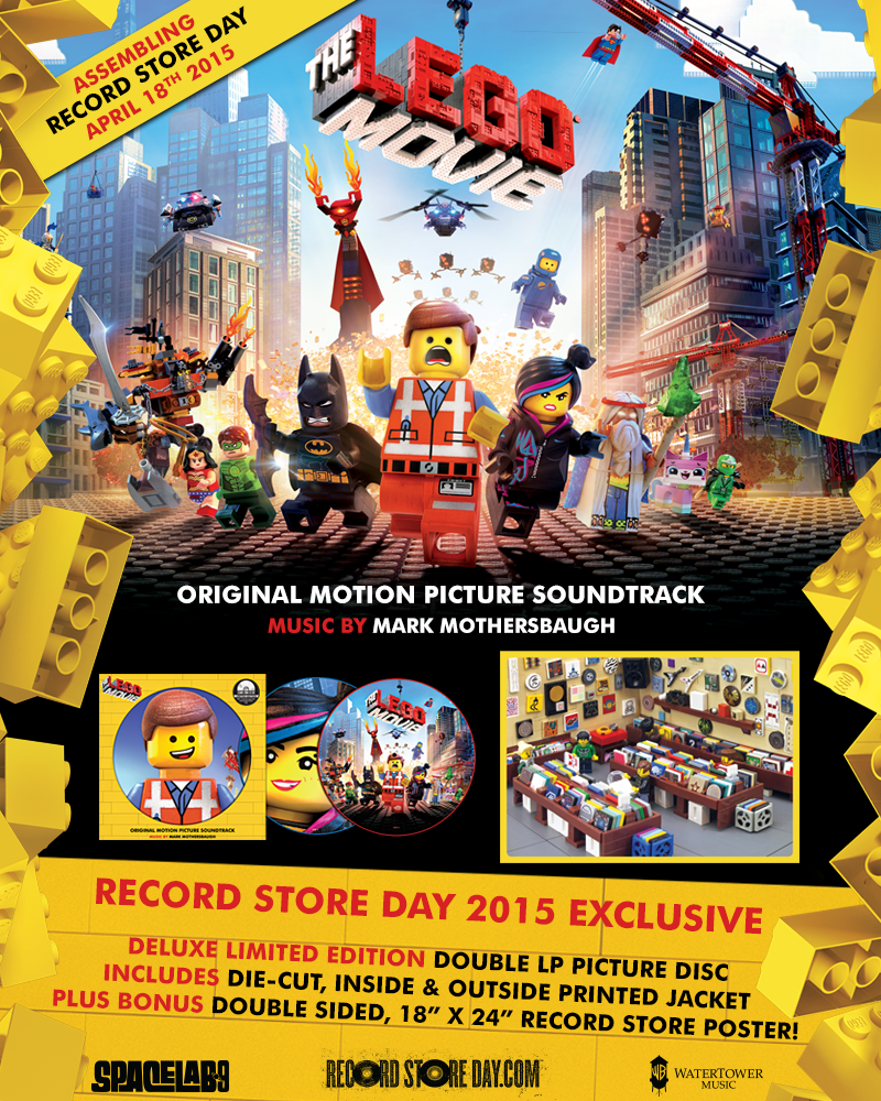 The Blot Says...: RSD 2015 Exclusive The LEGO Movie Soundtrack Picture ...