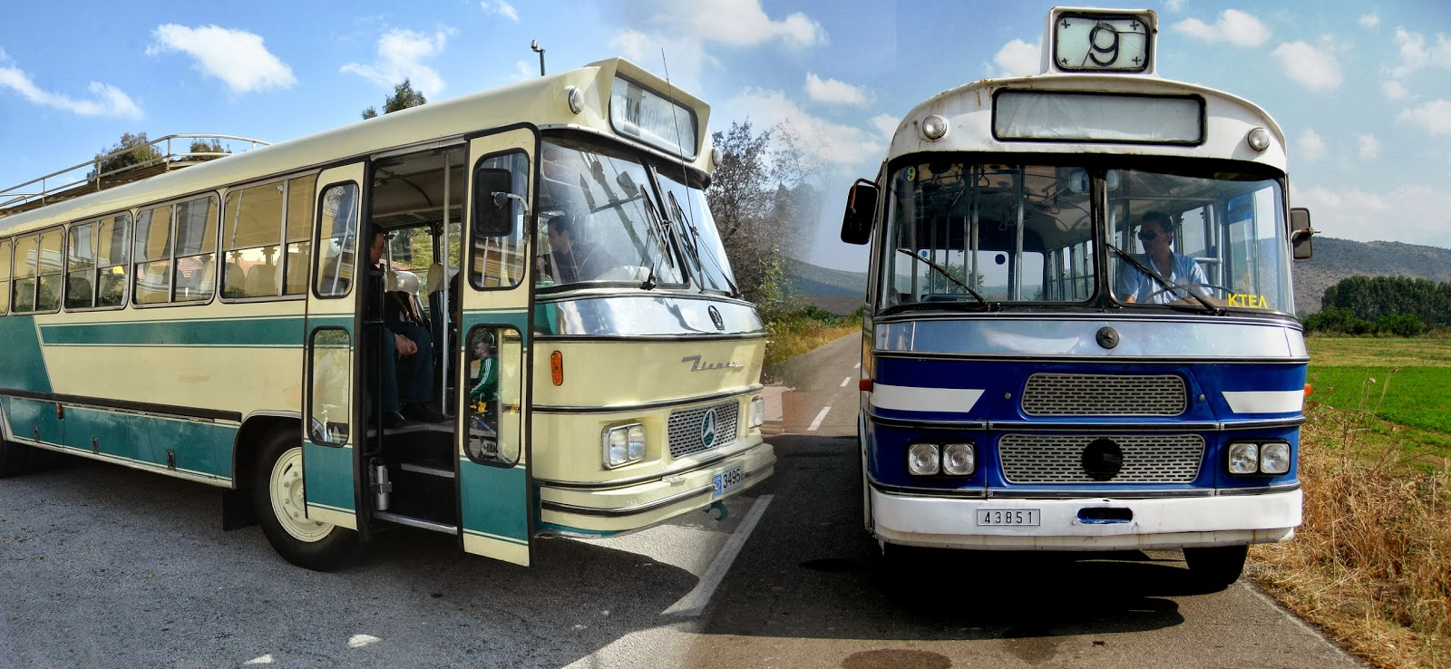 Στο δρόμο δύο παλιά Mercedes Βιαμάξ ~ BUS OLDTIMERS & REBUILDERS ΠΑΛΙΑ ...