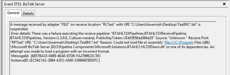 Error : An attempt was made to load a program with an incorrect format.