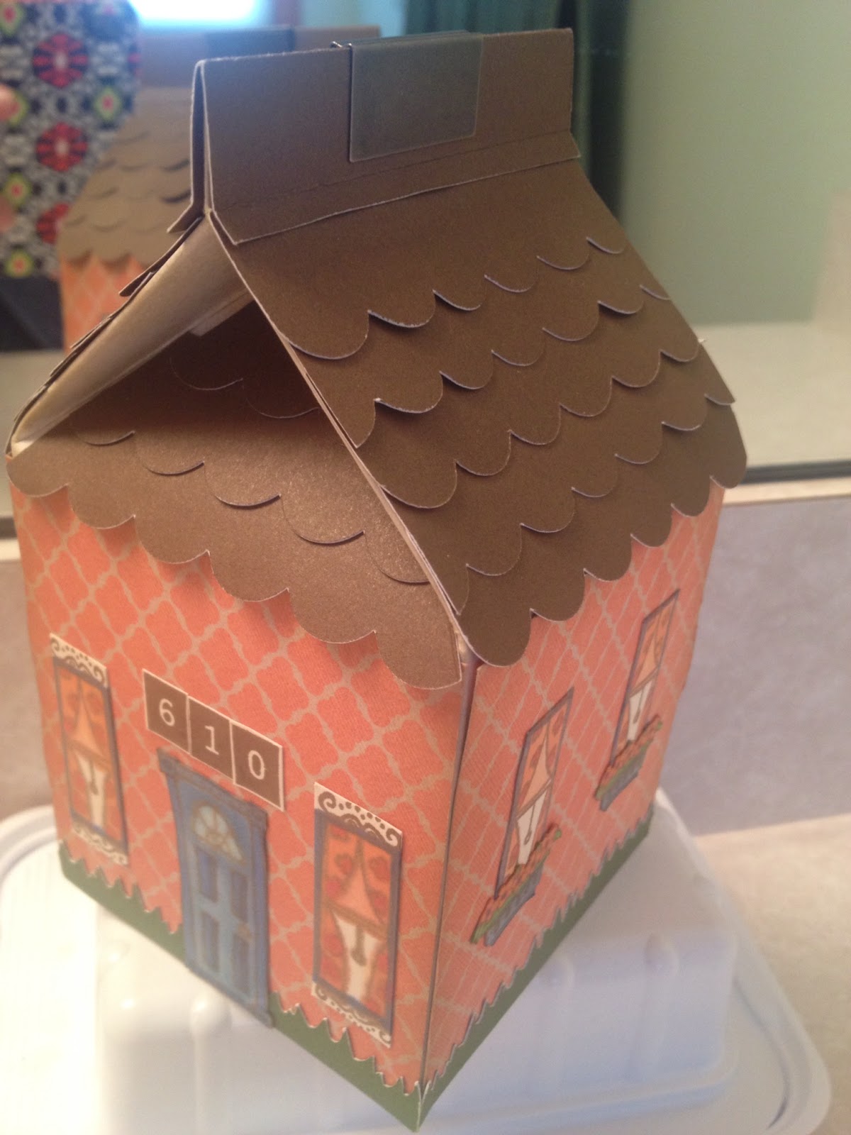 KatiStamps: Milk Carton House