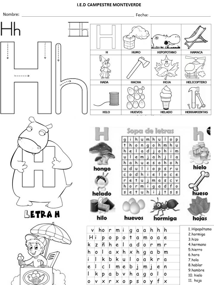 Los Reyes de La Colina: Actividad letra H