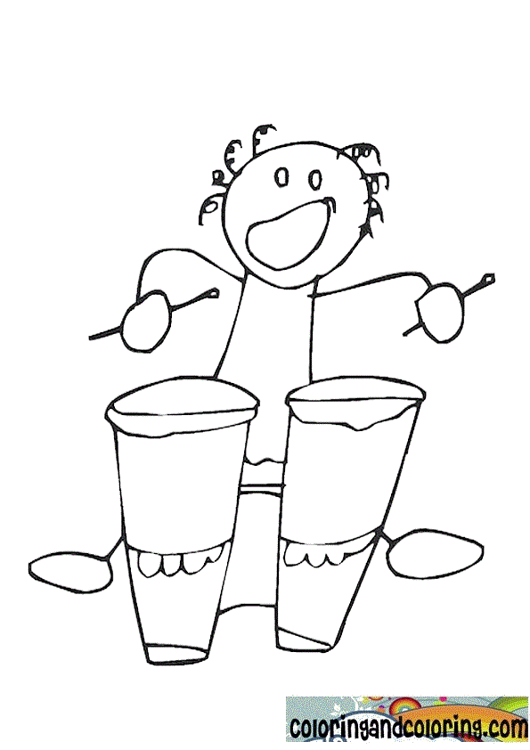 Bongos Coloring Pages