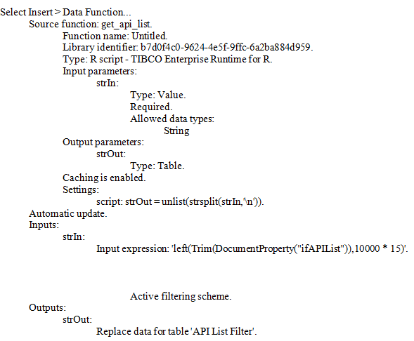 Nan's Blog: Spotfire - Filter data by user input (R script)