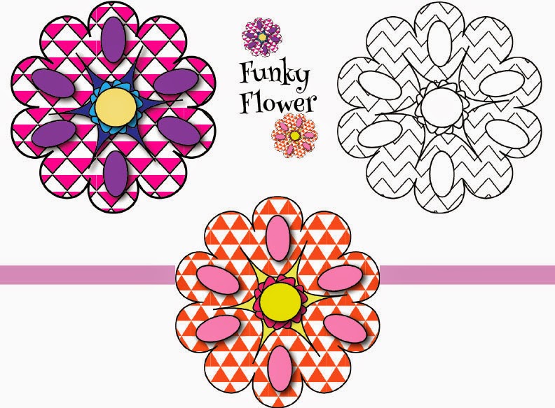 Miss. Karen's Room: Funky Flower {Freebie}