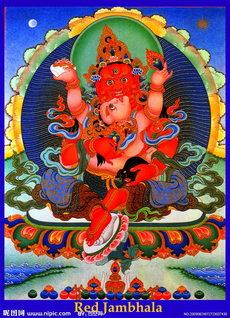 Lotus Bodhi: 红财神 (Red Jambhala)