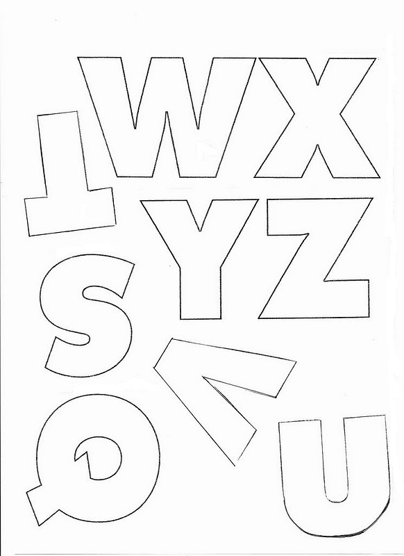 Molde De Letras Para Eva