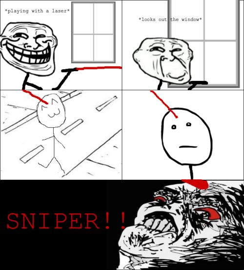 Sniper ~ Funny Meme Comic