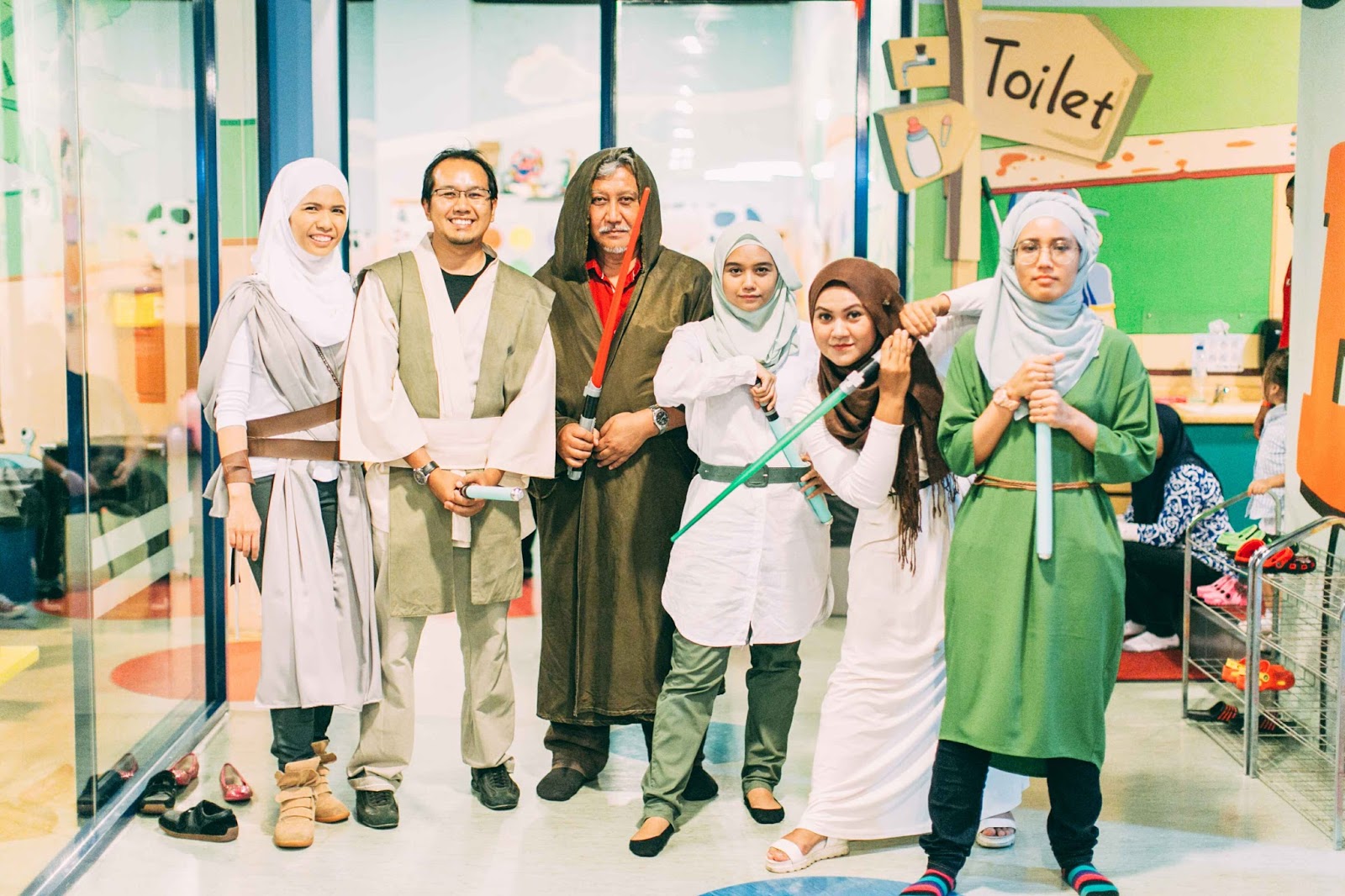 Lizzie as a Mummy: Aiden & Ian's Star Wars Birthday Party - Event Pictures