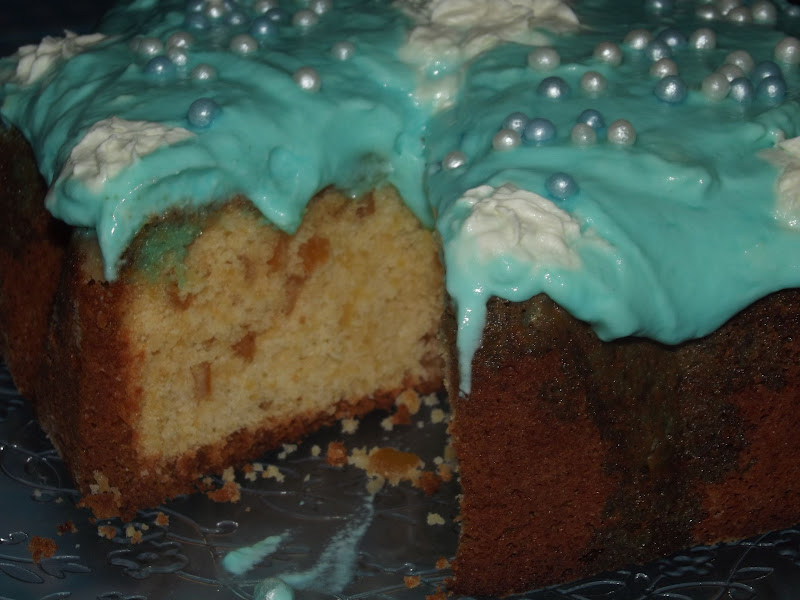 Adventures in Flavorland: Blue Skies Cake (Orange cake with blue ...