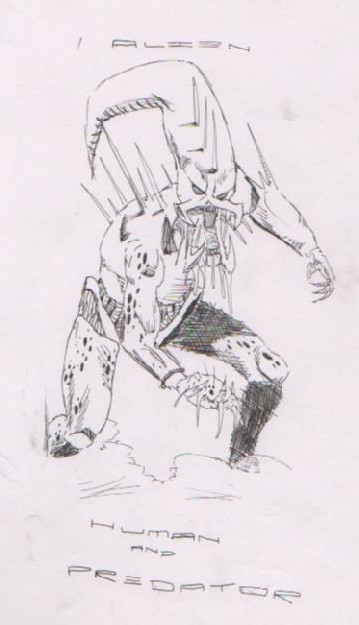 Jacob's Doodle Art Blog: Aliens and Predators