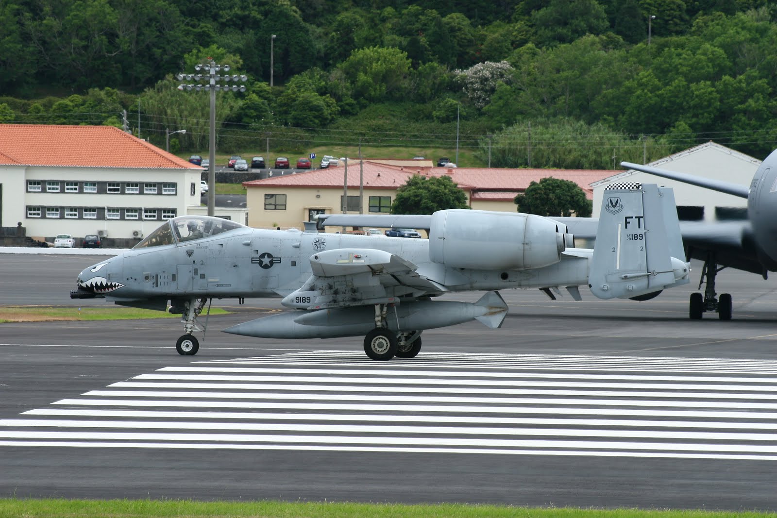 23rd Fighter Group A-10Cs caught at Lajes during stopover back to CONUS ...