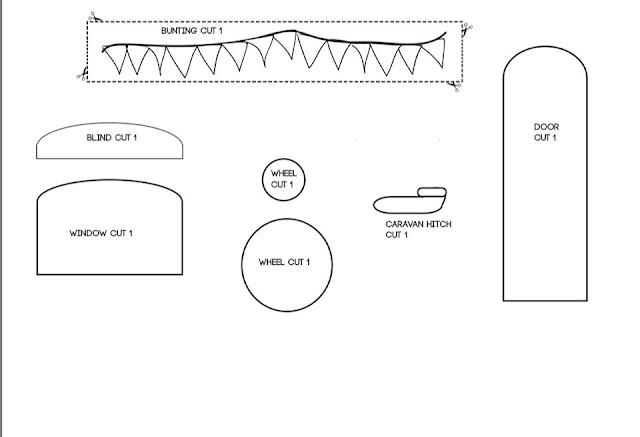 Bastidor Trailer com molde para imprimir em feltro - Ver e Fazer