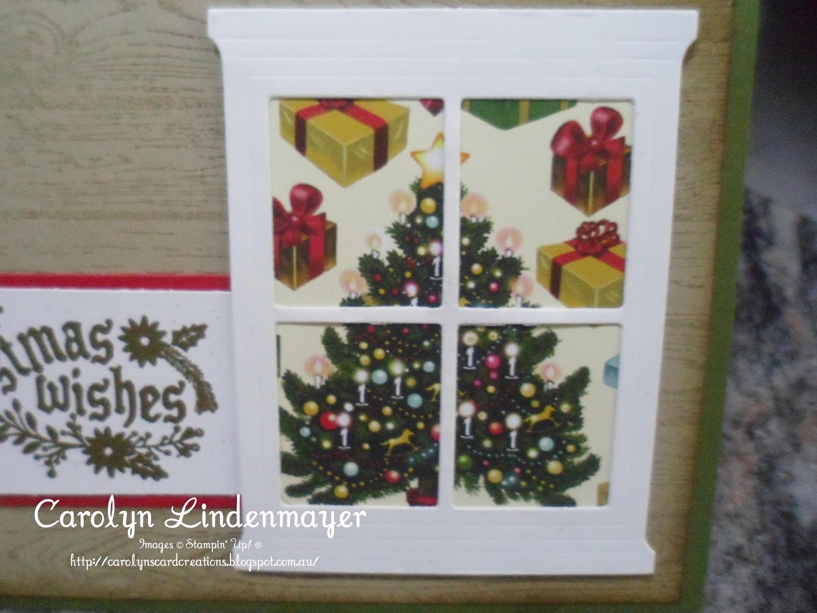 Home for Christmas Window card