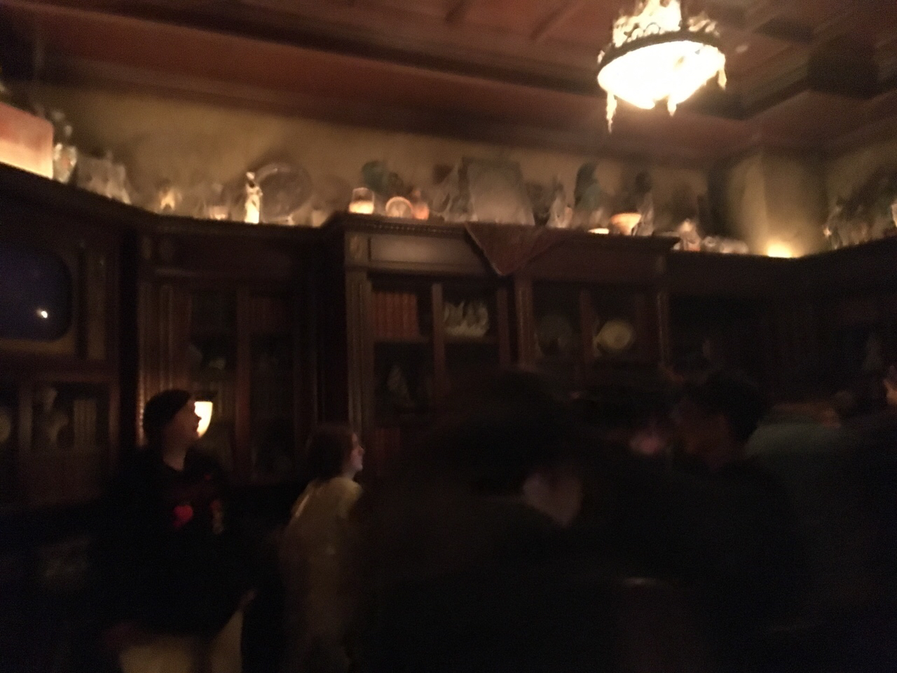 The DCA Hollywood Tower Hotel: Walkthrough Part 4: The Library and Pre-show