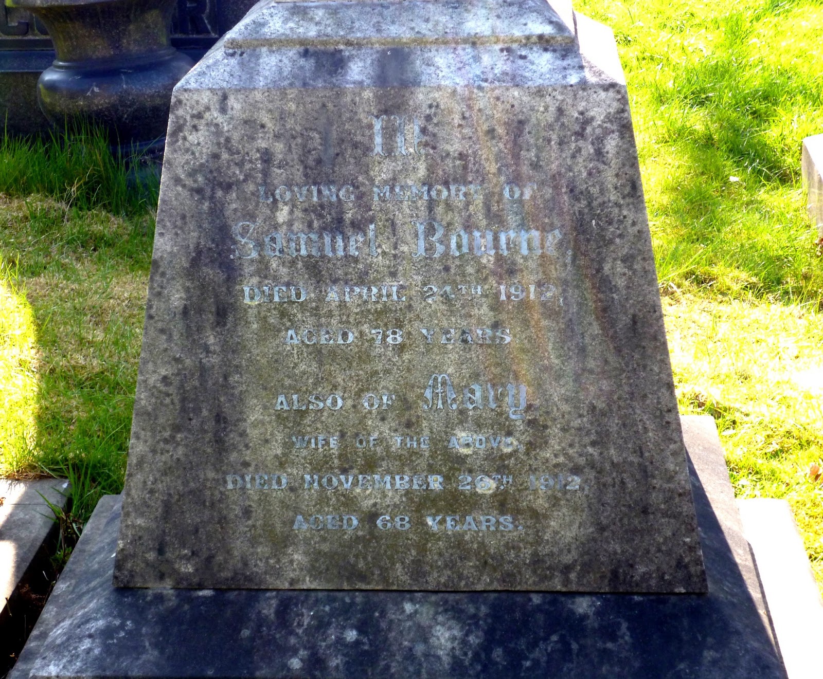 Dr Tony Shaw: The Grave of Photographer Samuel Bourne (1834–1912 ...