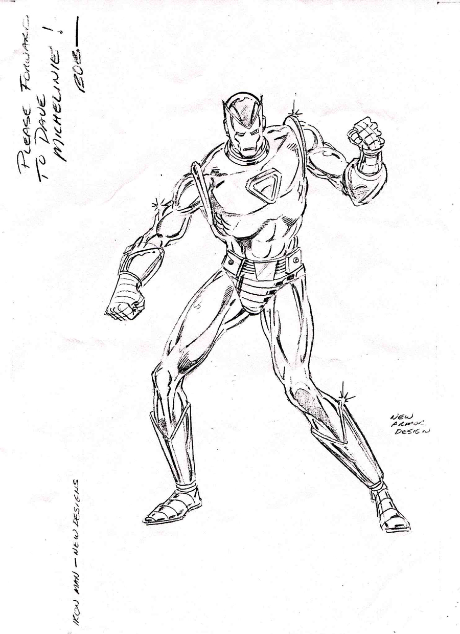 Marvel Comics of the 1980s: 1987 - Cool unpublished Iron Man armor ...