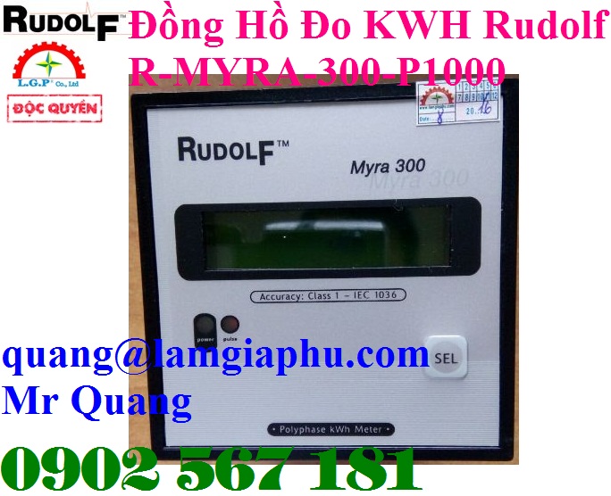 Đồng Hồ Đo KWH Rudolf Myra 300 Series