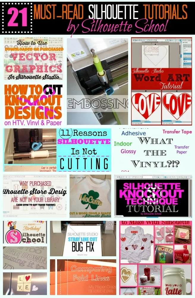 21 Silhouette Tutorials, Projects, and Tricks You Can't Miss! (January ...