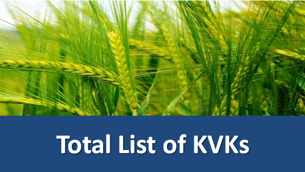 Total numbers of KVK (Krishi Vigyan Kendra) in India-2019