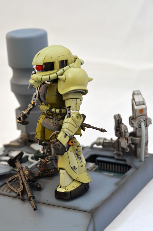 SD Zaku II with inner frame Custom Build