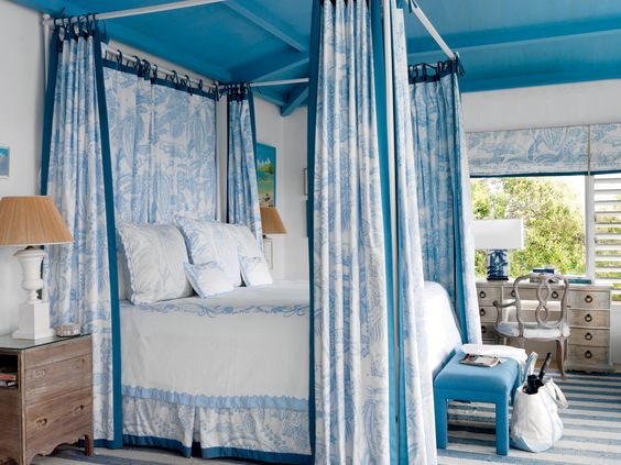 Eye For Design: Decorate With Boldly Painted Contrast Ceilings