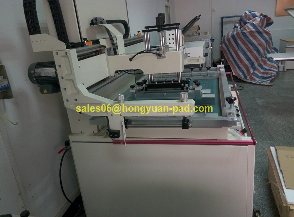 silk screen printing machine: Flat bed screen printing machine