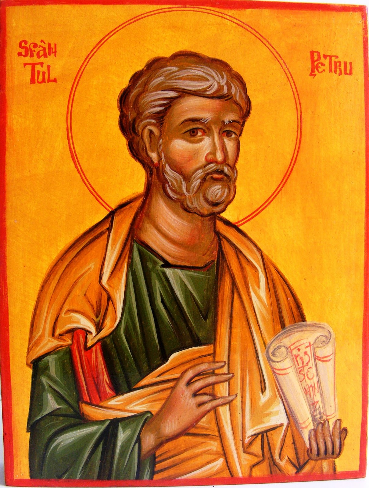 ICOANE PICTATE: Sfântul Petru