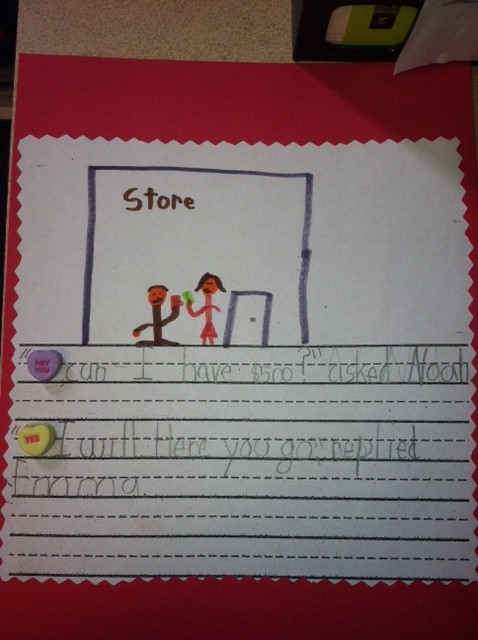 Adventures in Third Grade: Writing Dialogue with Conversation Hearts